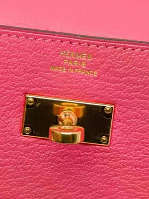 Hermès 2016 Chevre Mysore Kelly Longue Wallet Long Wallets