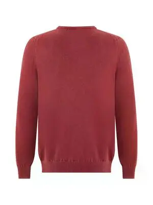 Fedeli Fine-knit V-neck Sweater