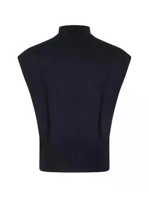 SEMICOUTURE High-neck Sleeveless Sweater