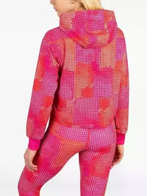 FILA Abstract-print Drawstring Hoodie