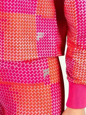 FILA Abstract-print Drawstring Hoodie