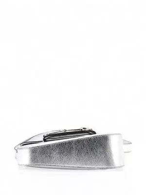 Gucci Horsebit 1955 Asymmetric Leather Small Shoulder Bag
