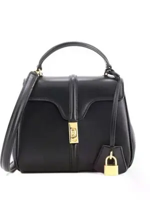 Celine 16 Top Handle Bag Smooth Calfskin Mini Satchel