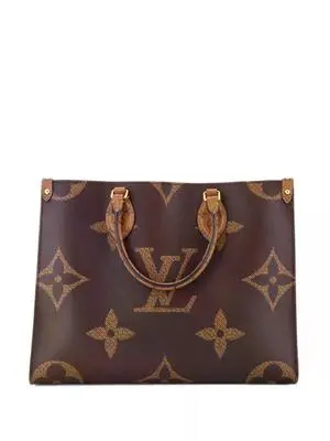 LOUIS VUITTON Onthego Reverse Monogram Giant Mm Tote Bag - Brown