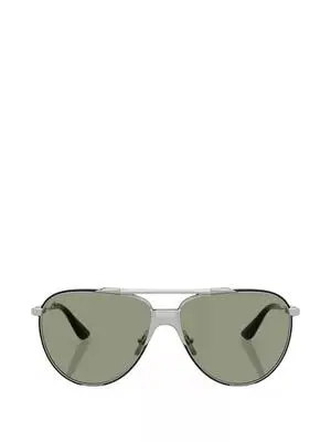 FERRARI Pilot-frame Sunglasses - Silver