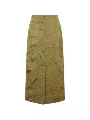 Ulla Johnson Inez Leaf-pattern Maxi Skirt