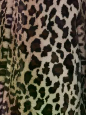 LOU ANDREA Leopard-print Reversible Jacket