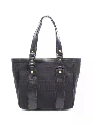 Fendi 2010s Zucchino Tote Bag - Black
