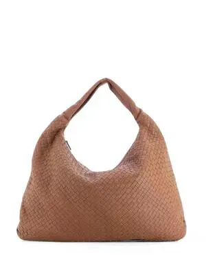 Bottega Veneta Veneta Intrecciato Nappa Maxi Hobo Bag - Brown