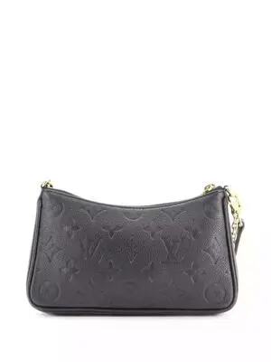 LOUIS VUITTON Easy Pouch On Strap Monogram Empreinte Leather Shoulder Bag - Black