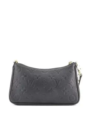 LOUIS VUITTON Easy Pouch On Strap Monogram Empreinte Leather Shoulder Bag - Black