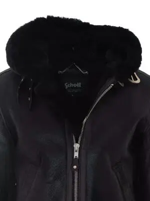SCHOTT To Hood Buckle-detail Jacket
