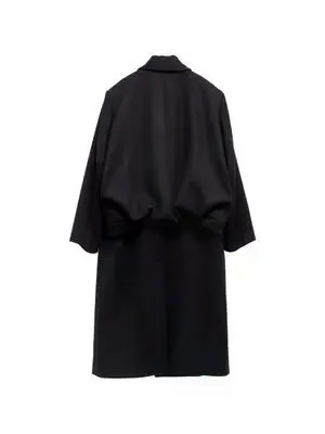Balenciaga Gathered-back Coat
