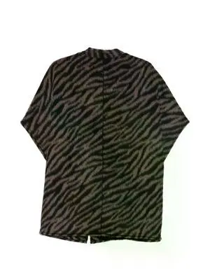 ALYSI Tiger-print Short-sleeve Jacket
