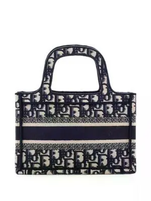Dior Book Oblique Canvas Mini Tote Bag