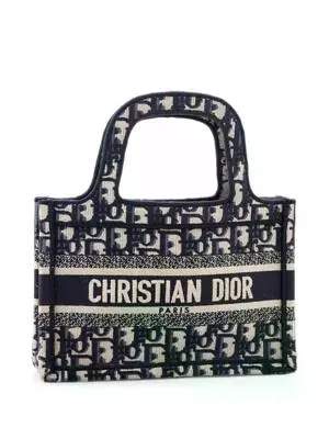 Dior Book Oblique Canvas Mini Tote Bag