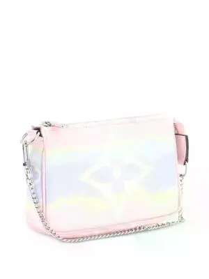 LOUIS VUITTON Pochette Accessoires Limited Edition Escale Monogram Giant Mini Clutch Bag