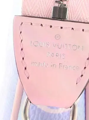 LOUIS VUITTON Pochette Accessoires Limited Edition Escale Monogram Giant Mini Clutch Bag