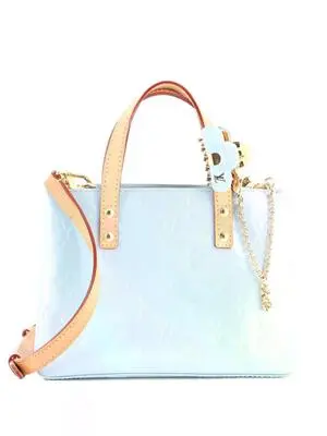 LOUIS VUITTON Reade Nm Handbag Monogram Vernis Pm Shoulder Bag - Blue