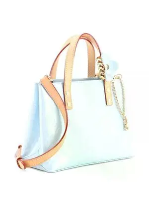 LOUIS VUITTON Reade Nm Handbag Monogram Vernis Pm Shoulder Bag - Blue