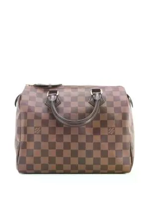 LOUIS VUITTON Speedy Handbag Damier 25 Satchel
