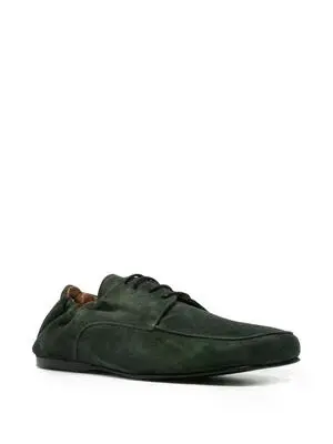 EGONLAB Suede Derby Shoes - Green