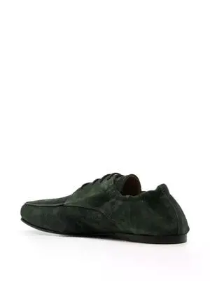 EGONLAB Suede Derby Shoes - Green