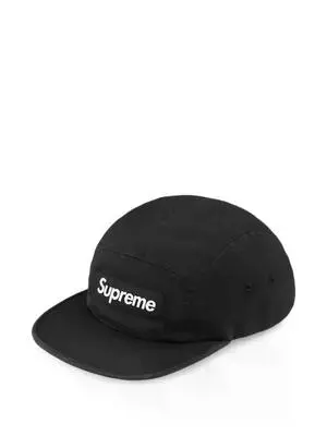 Supreme Washed Chino Twill Baseball Cap - Black