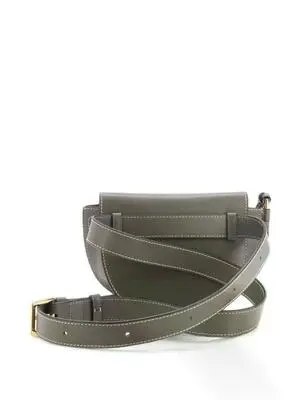 Loewe Gate Leather Mini Belt Bag - Green