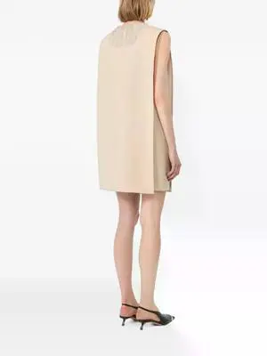 Sportmax Festoso Rhinestone-fringe Mini Dress - Neutrals