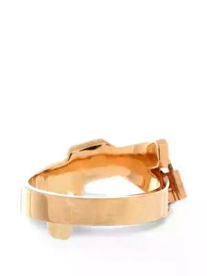 Hermès Kelly Gavroche 18k Rose Gold With Diamonds Ring