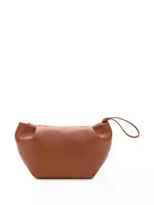 LA PORTEGNA Marta Leather Shoulder Bag - Brown