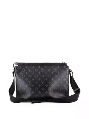 LOUIS VUITTON Odyssey Messenger Bag Monogram Eclipse Canvas Pm Crossbody Bag
