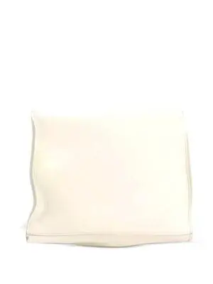Celine Big Bag Grained Calfskin Small Satchel - White