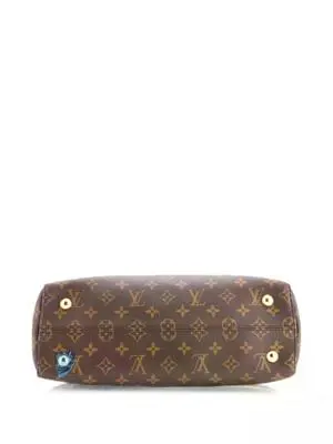 LOUIS VUITTON Venus Handbag Monogram Canvas And Leather Satchel - Red