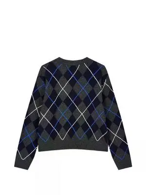STUDIO TOMBOY Argyle-pattern Sweater