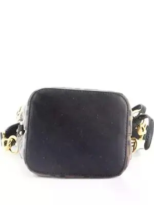 Fendi Mon Tresor Zucca Embossed Leather Mini Bucket Bag - Brown
