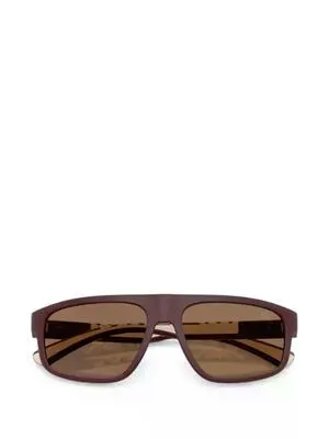 Burberry Knight Rectangular-frame Sunglasses