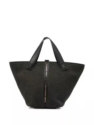 ALEXANDER SMITH Medium Lauren Logo-embellishment Tote Bag - Brown