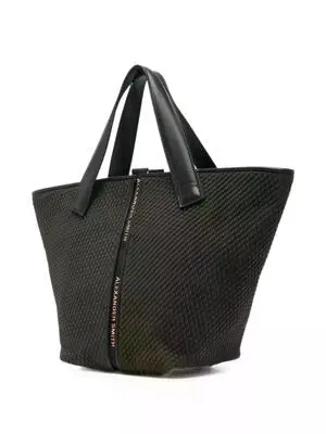 ALEXANDER SMITH Medium Lauren Logo-embellishment Tote Bag