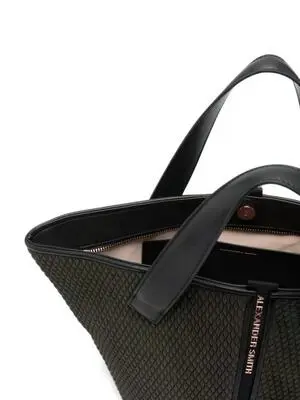 ALEXANDER SMITH Medium Lauren Logo-embellishment Tote Bag - Brown