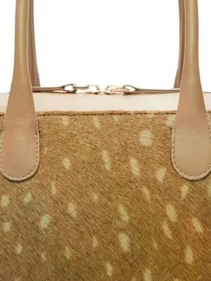 Loulou De Saison Jena Deer-print Tote Bag