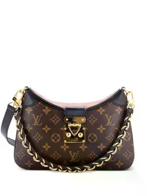 LOUIS VUITTON Twinny Handbag Monogram Canvas And Reverse Monogram Canvas With Leather Shoulder Bag - Brown