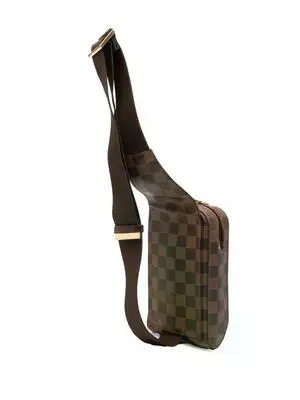 LOUIS VUITTON 2005 Damier Ebene Geronimos Crossbody Bag