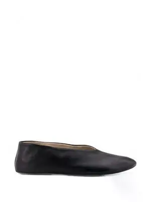 THE ROW Stella Slippers - Black