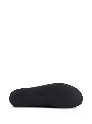 THE ROW Stella Slippers - Black