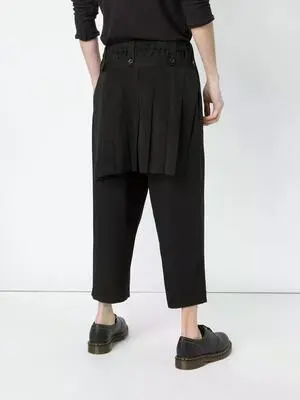 Yohji Yamamoto Cropped Chinos