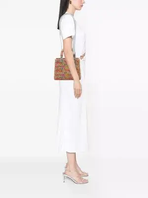 Dior 2013 Medium Multicolor Tweed Lady Satchel - Multicolour