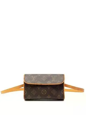 LOUIS VUITTON 2002 Monogram Pochette Florentine Belt Bag - Brown