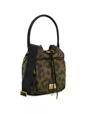Premiata Leopard-print Drawstring Tote Bag